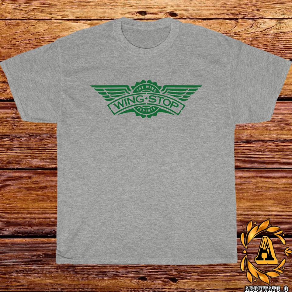 New Wingstop Restaurant Logo Black/Sport Grey/White/Navy/Red T-Shirt S ...