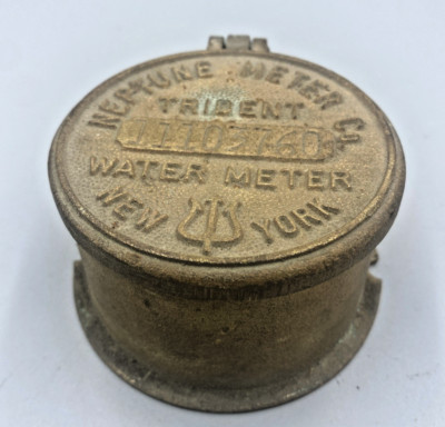 Vintage Brass Trident NEPTUNE WATER METER New York Steampunk | eBay