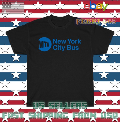 New Tee Shirt MTA New York City Bus Logo Men's T-Shirt American Men's T ...