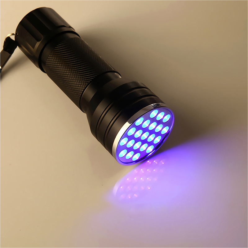 2x UV Ultra Violet LED Flashlight Blacklight Light 395 NM Inspection ...