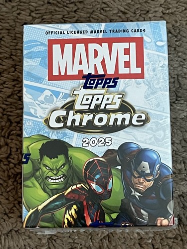 2025 Topps Chrome Marvel Blaster Box-New/Factory Sealed | eBay