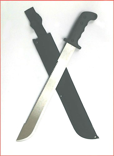 Survival Fire Starter + Multi-Knife + 25" Wire Saw + Steel Serrated ...