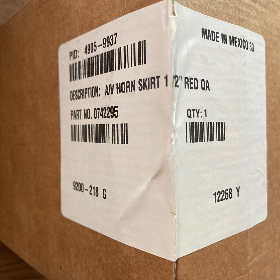 SIMPLEX 4905-9937 Fire Alarm Horn Strobe Skirt Wall Red P/N 0742295 | eBay