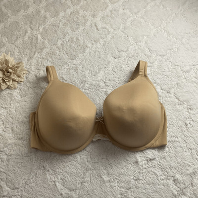 Cacique Lightly Lined Full Coverage Bra Women's 44DDD Beige Underwire ...