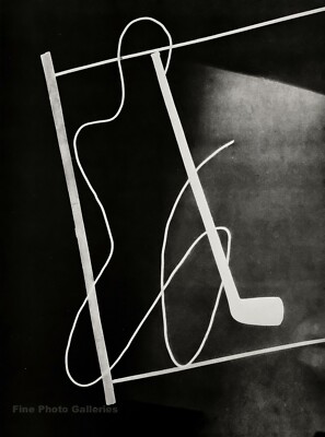 1928/75 Vintage MAN RAY Rayograph Pipe Wire Photogram Abstract Photo ...