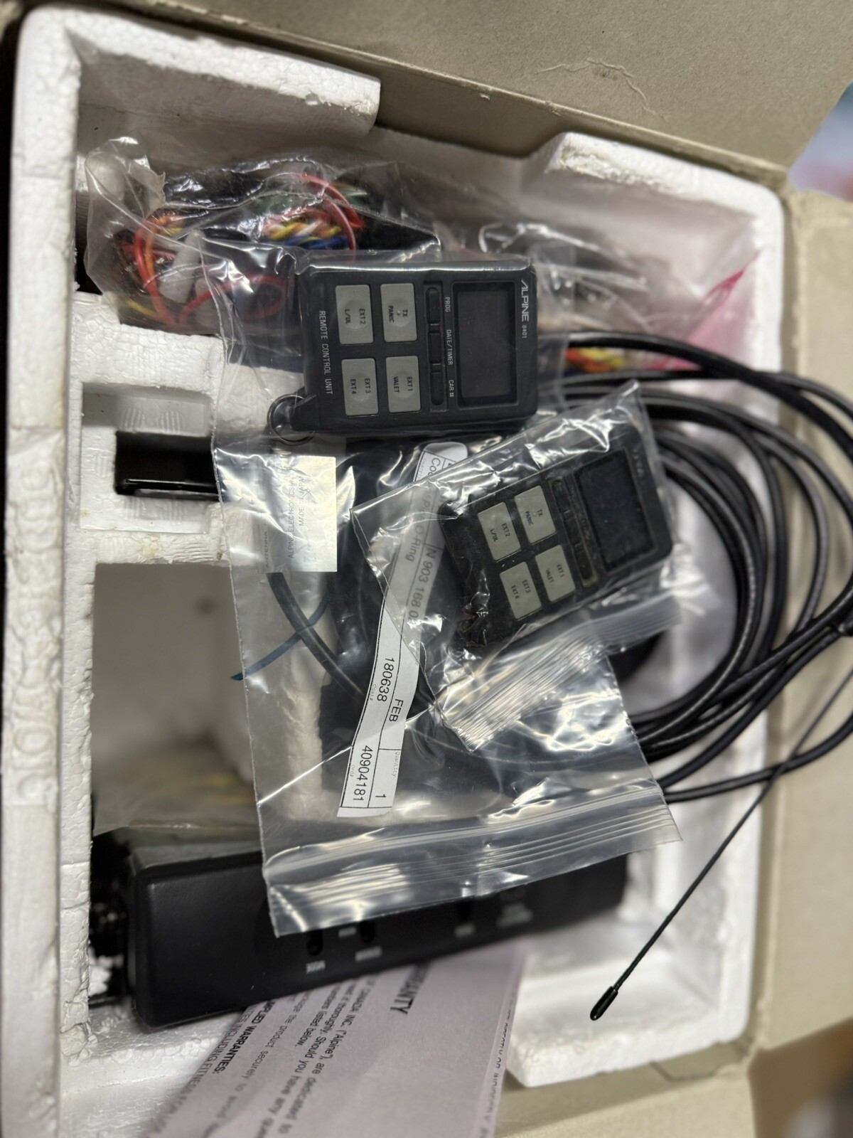 Vintage Alpine 8080 Digital Security Alarm System RARE | eBay