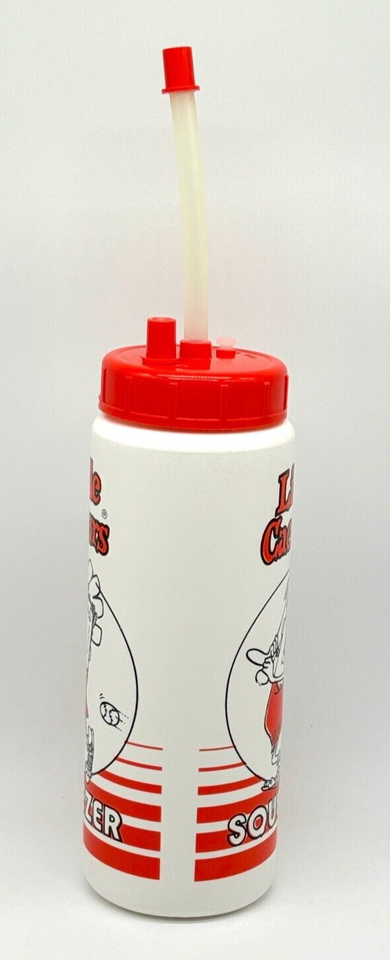 VTG Little Caesars Squeezer Water Bottle 32 oz. 1989 80s Pizza Promo ...