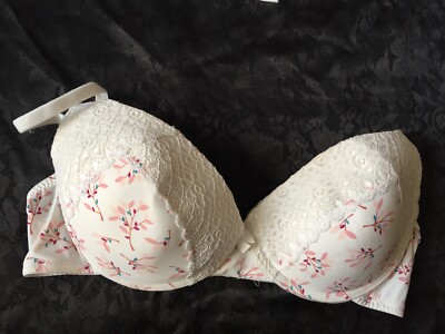 Inxextenso Bra size it 5c us 38c eu 85c padded underwired white | eBay