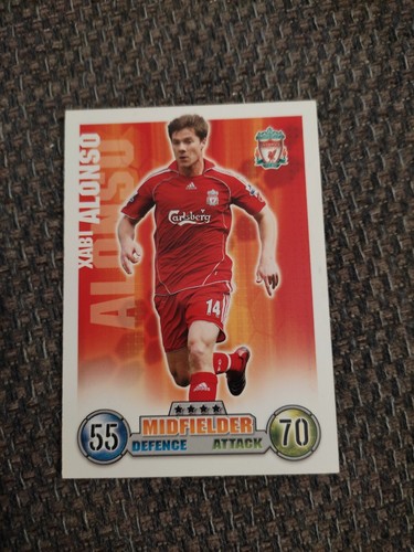 Xabi Alonso - Liverpool Football Club - Match Attack Card | eBay