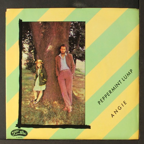 ANGIE: peppermint lump STIFF 7" Single 45 RPM | eBay