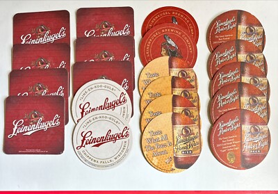 20 Leinenkugel’s Beer Coasters Cardboard Honey Weiss Amber Light Indian ...