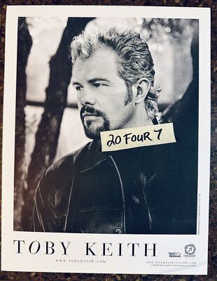 Must See! TOBY KEITH 8 X 10 PROMO 2001 Photo EXCELLENT CONDITION | eBay