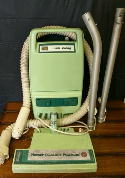 Vtg Hoover S3213 Spirit Canister Vacuum Cleaner With Power Head-tested ...