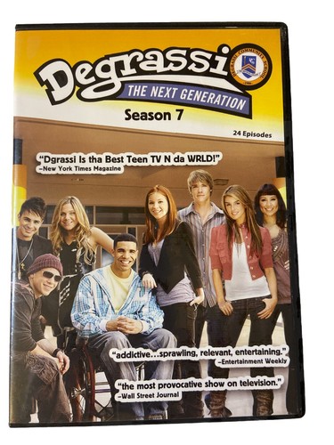 Degrassi The Next Generation Season 7 Seven Dvd Teens Drama 2010 4-Disc ...