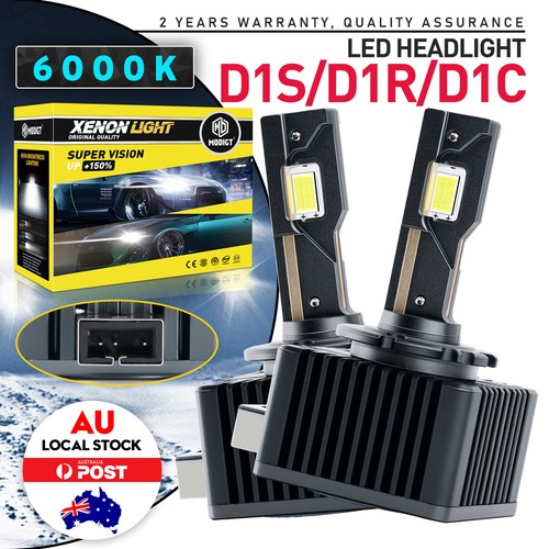 D1S D1C LED HEADLIGHT BULBS CONVERSION KIT For BMW 66144 66143 WM ...