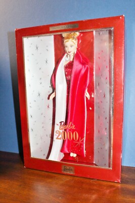 BARBIE 2000 COLLECTOR EDITION MATTEL 27409 NIB SHOES PAPERS & STAND | eBay