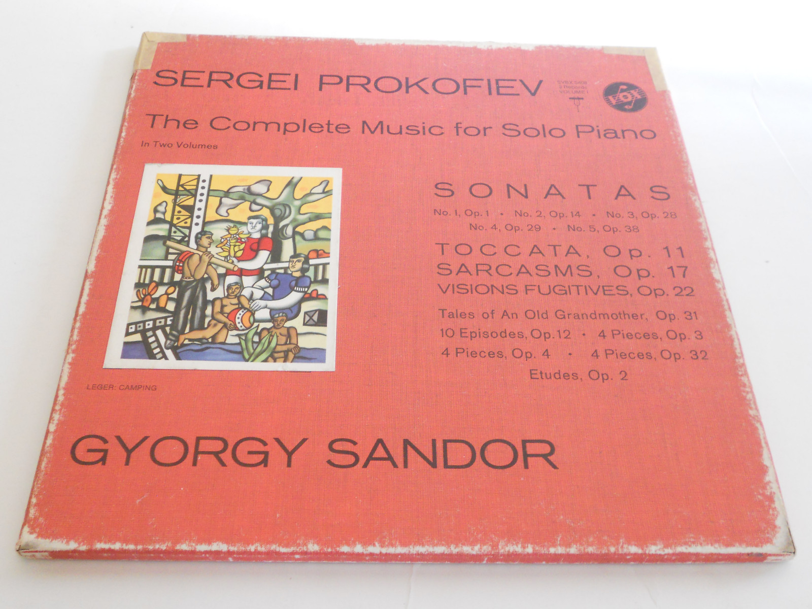 PROKOFIEV NM Gyorgy Sandor Vol. 1 Complete Music for Solo Piano 3 LP ...