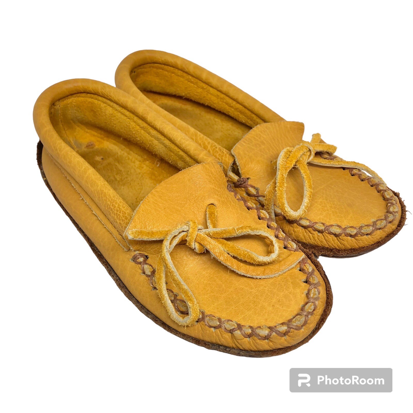 Moosehide Moccasin Handmade Slippers Women’s 5 Made In Canada Genuine ...