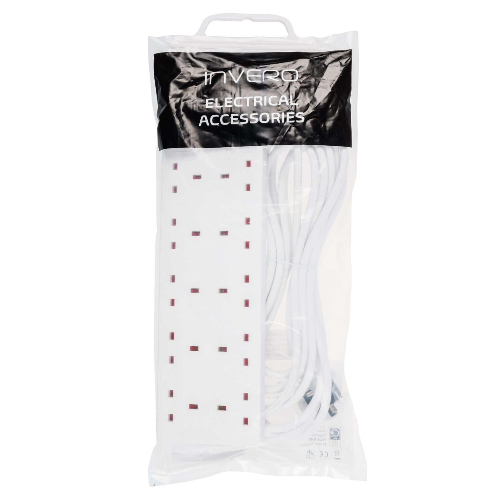 Extension Lead 10 Way Mains Gang Socket Power 1M Metre Cable 13A Amps ...