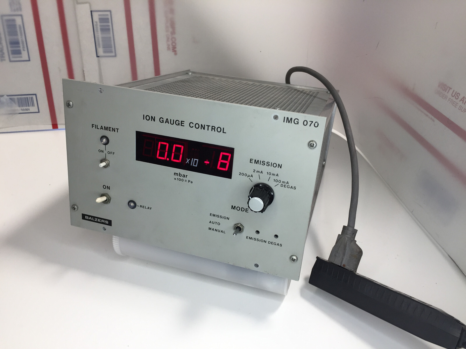Balzers IMG 070 Vacuum Ion Gauge Control Controller | eBay
