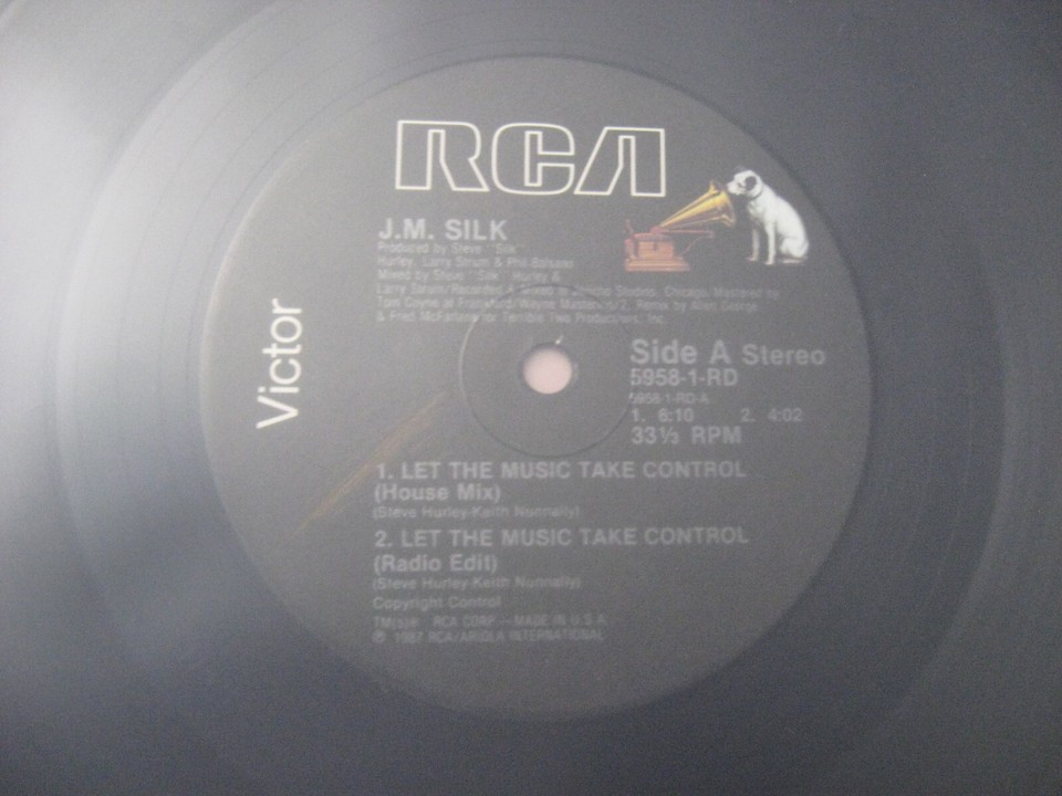 J.M. Silk – Let The Music Take Control Vinyl 12" Single 1987 House / R&B RARE | eBay