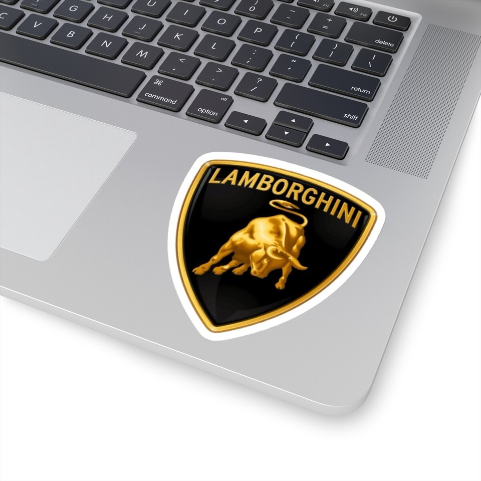 Lambo Luxury vehicle illustration artwork design logo Kiss-Cut Sticker ...