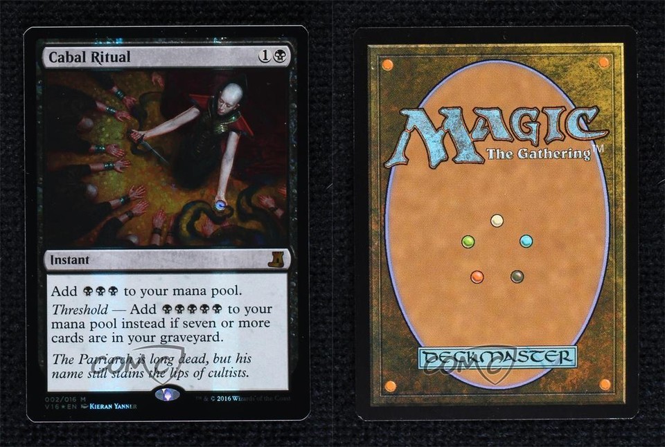 2016 Magic: The Gathering - From The Vault: Lore Foil Cabal Ritual #002 ...