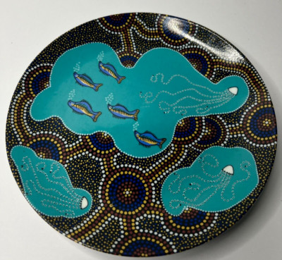 Bunabiri Westminster Aboriginal Art Australia Plate Kolin Jones Ka-Or ...