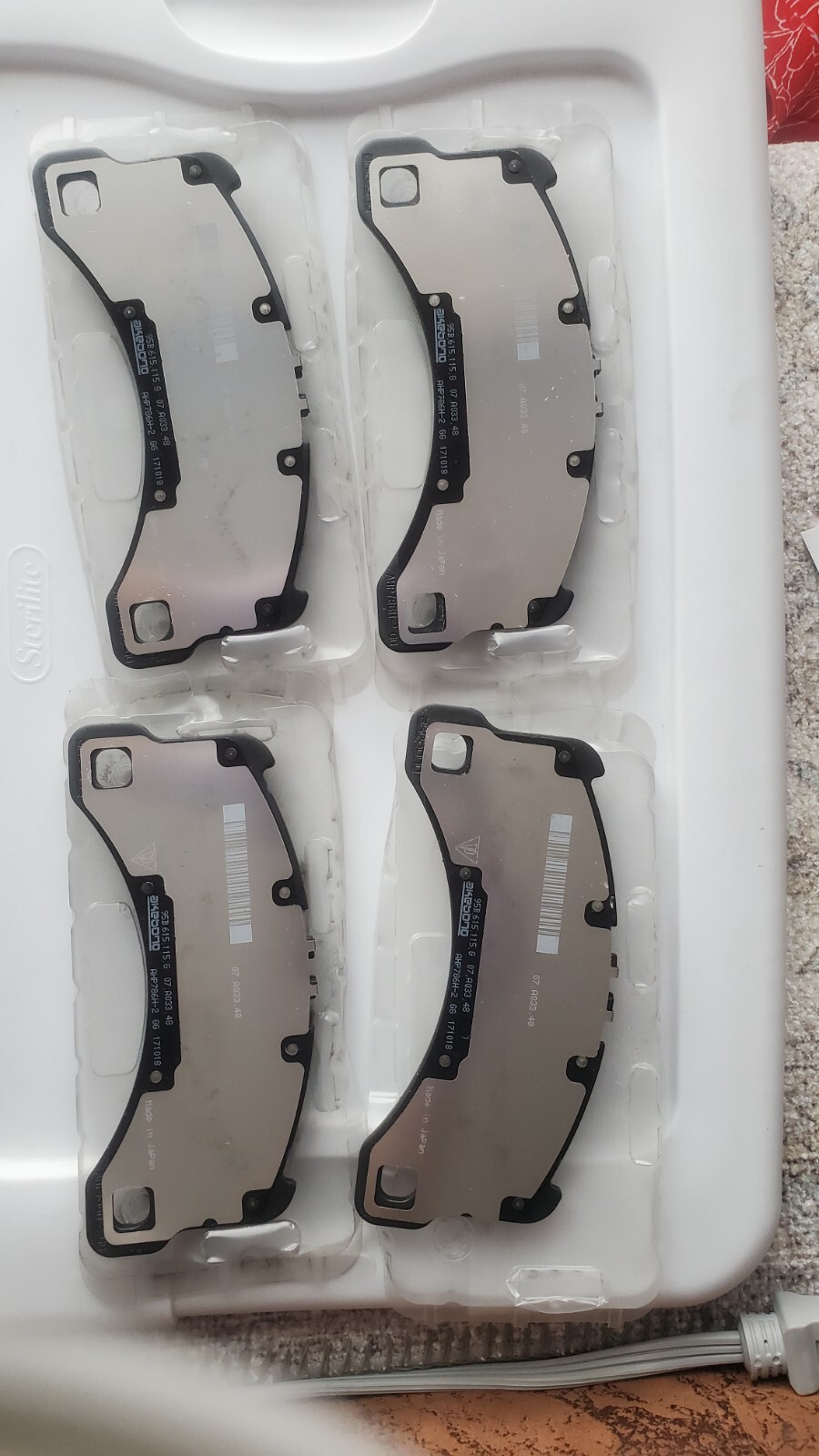 PORSCHE MACAN BRAKE 95B698151G Front Brake Pad Set For Porsche Macan S ...