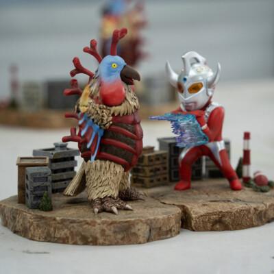 NT Studio Ultraman Taro VS Birdon Resin Model Statue In Stock ...