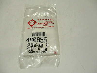NEW GENUINE OEM WHIRLPOOL 480855 REFRIGERATOR ICE MAKER SPRING ARM | eBay