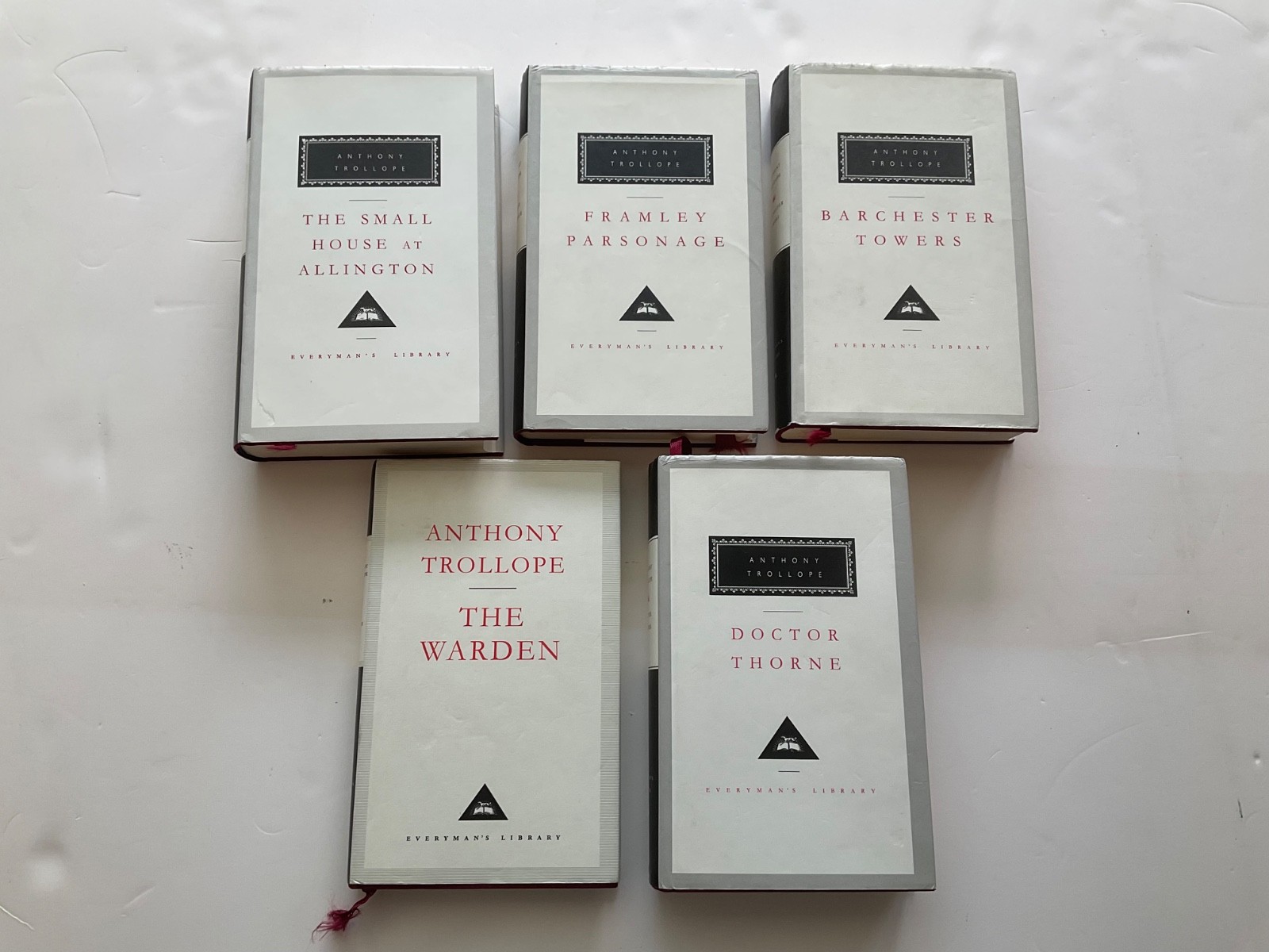 lot of 5 hb Everyman's Library ANTHONY TROLLOPE Books FREE SHIPPING ...