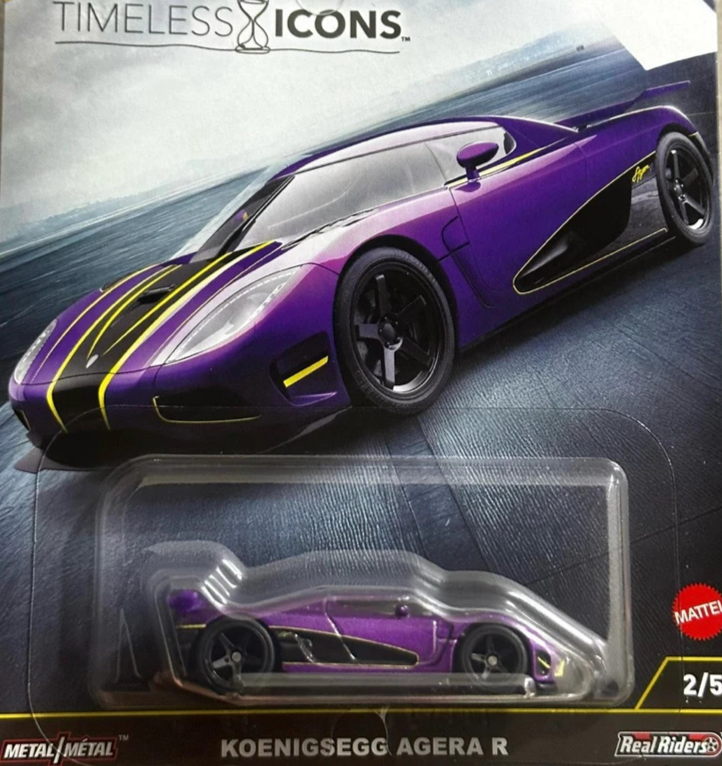 INHAND 2025 HOT WHEELS KOENIGSEGG AGERA R TIMELESS ICONS 2/5 | eBay