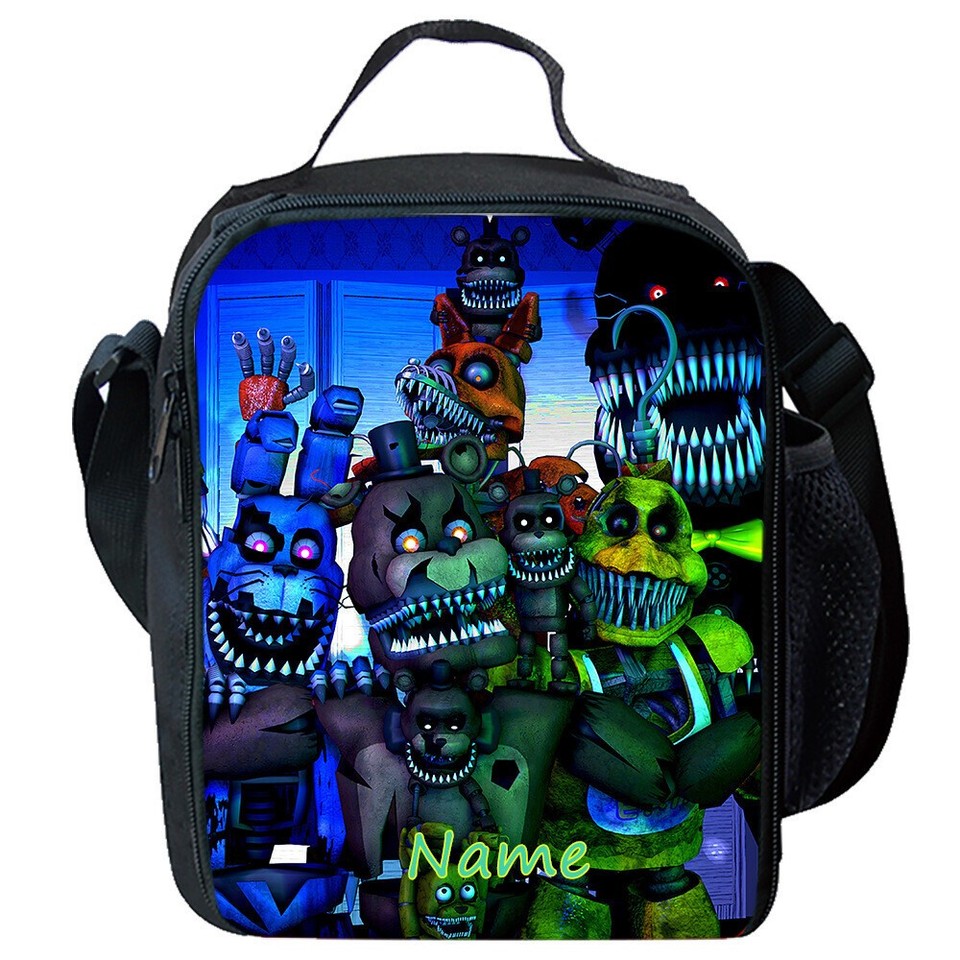 Five Nights At Freddy's FNAF Personalised Insulated Lunch Bag Leakproof ...