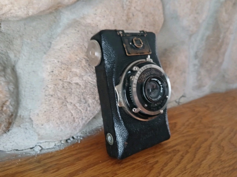 ZEISS-IKON KOLIBRI ANTIQUE CAMERA 1930-1935 TESSER LENS W/COMPUR ...