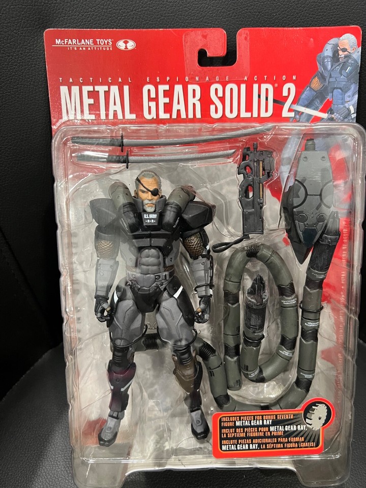 Metal Gear Solid 2 Solidus Snake Figure Sons of Liberty McFarlane Toys ...