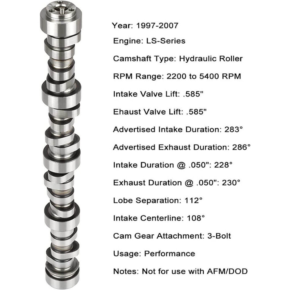 Sloppy Mechanics E1840 P Stage 2 Cam Lifters Kit pring For LS1 4.8 5.3 ...