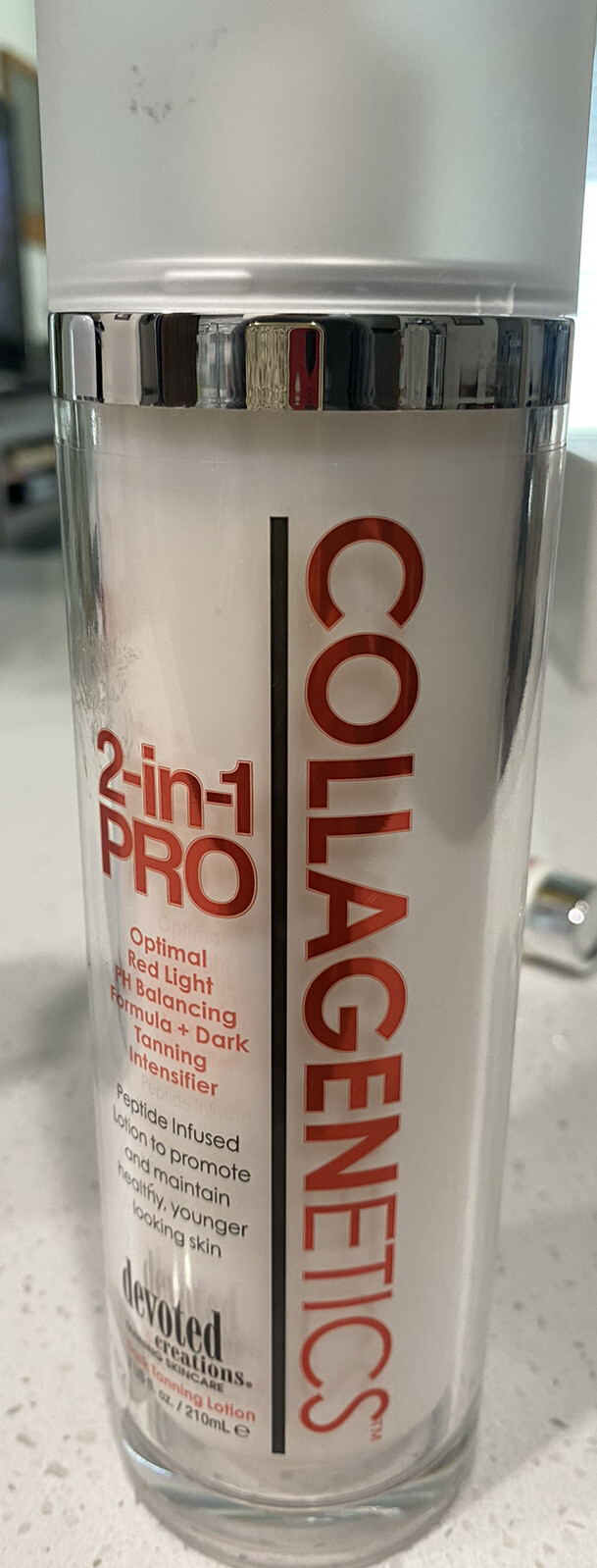 Collagenetics 2 in 1 Pro Red Light Therapy Prep Lotion & Tan Acc ...