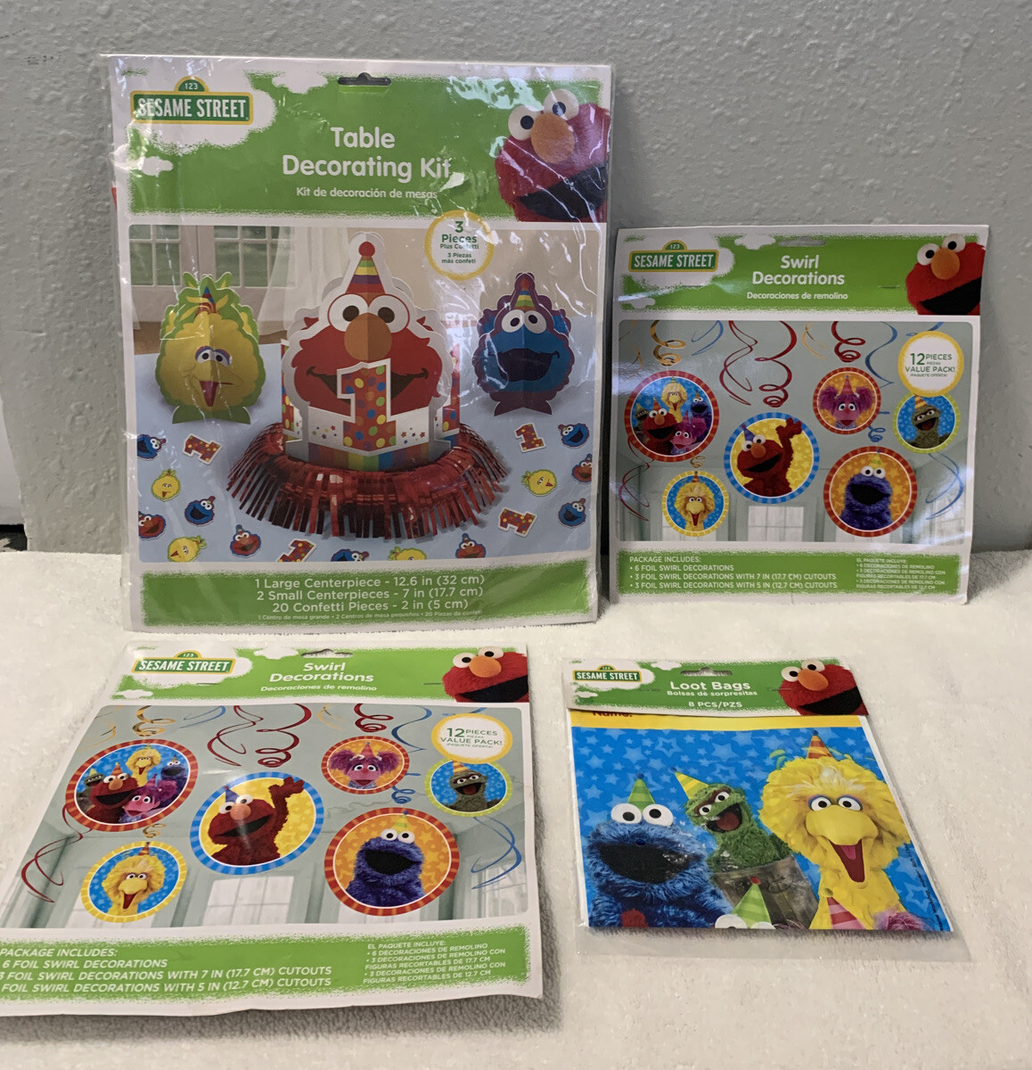 Elmo Centerpieces Decorations Great For A Birthday Party... HBD Cookie