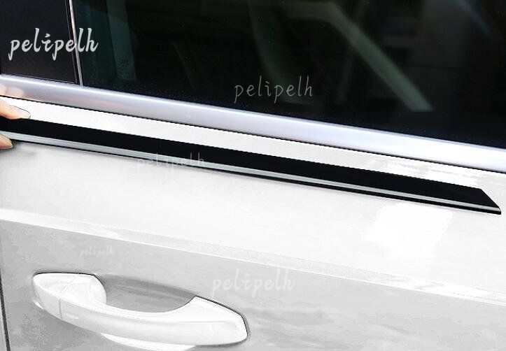2019-2023 Audi Q3 Glossy Black Steel Windows Sill Molding Strip Trim ...