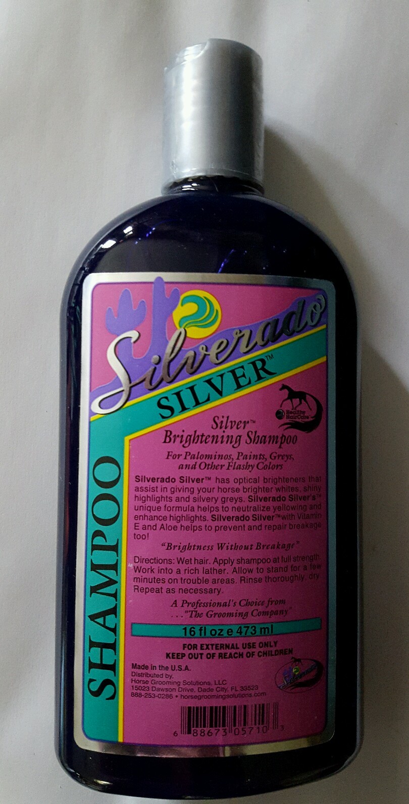 HEALTHY HAIRCARE Silverado Silver Shampoo White Gray Silver Manes 16 oz ...