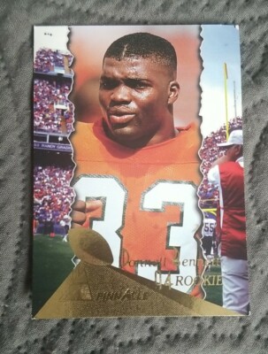 1994 Pinnacle Football Card #221 Donnell Bennett RC - Kansas City ...