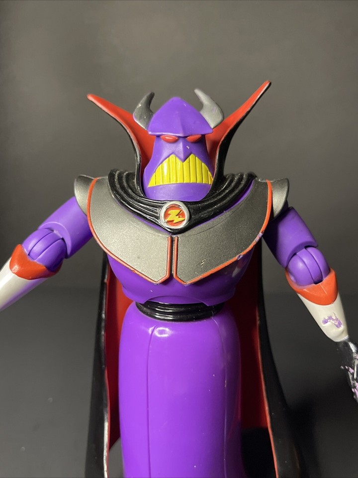 Disney Pixar Toy Story Emperor Zurg Poseable Figure Rolling Wheel Base ...