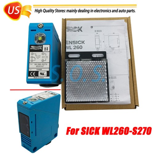 New For SICK WL260-S270 Photoelectric Sensor Switch 12-240VDC 24-240VAC ...