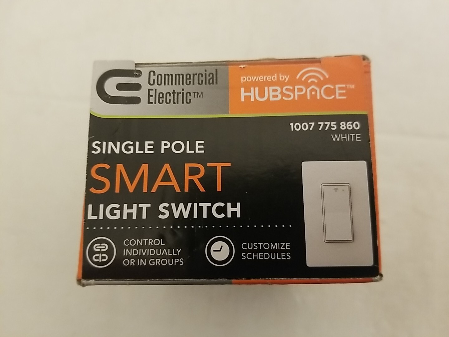 Smart Light Switch Wi-Fi Bluetooth HUBSPACE GOOGLE ALEXA Single Pole ...