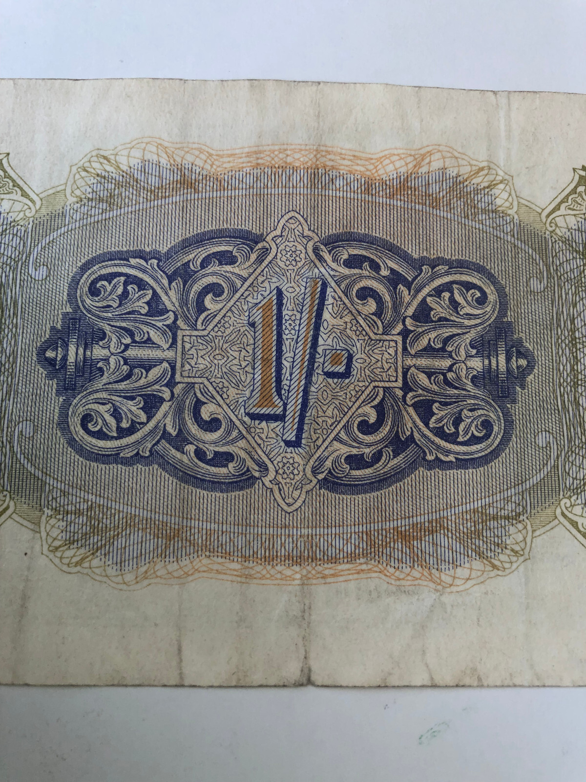 BRITISH MILITARY AUTHORITY ONE SHILLING NOTE WWII | eBay