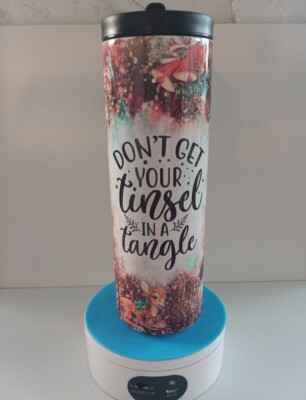 20oz skinny tumbler custom stainless steel. Funny christmas humor ...