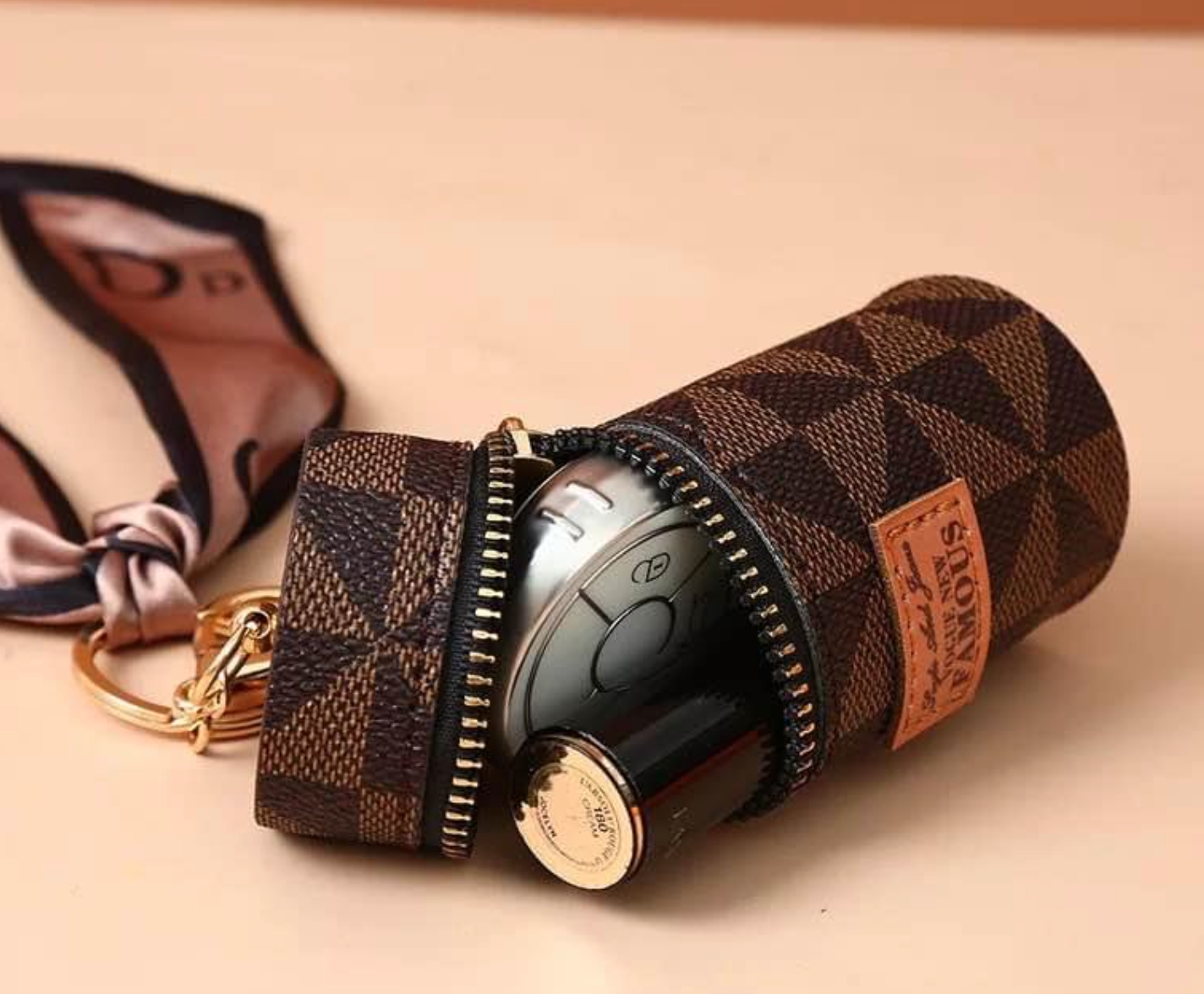 USA Seller - Luxury Lipstick holder keychain bag pendant | eBay