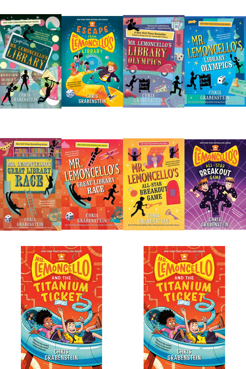 Mr. Lemoncello's Library Series All 5 Books in Hardcover 9780375870897 ...