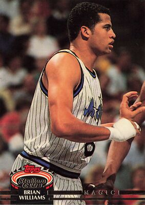 Brian Williams 1992 Stadium Club #46 Orlando Magic | eBay
